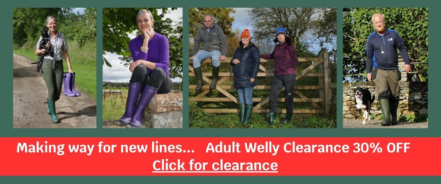 Kids neoprene lined wellington boots from Warm Wellies